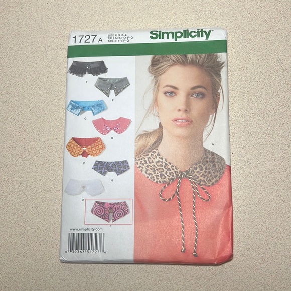 Simplicity | Accessories | Vintage Simplicity Sewing Patterns 727 ...